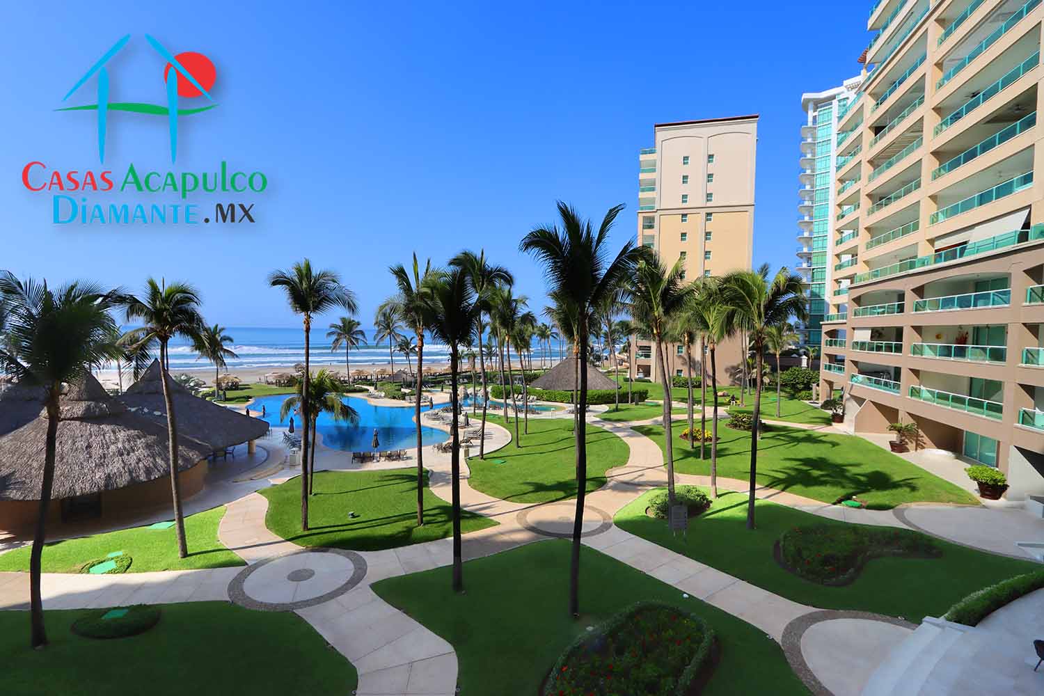 Departamentos en venta en Acapulco Diamante, Maralago Torre E 302, 3 ...